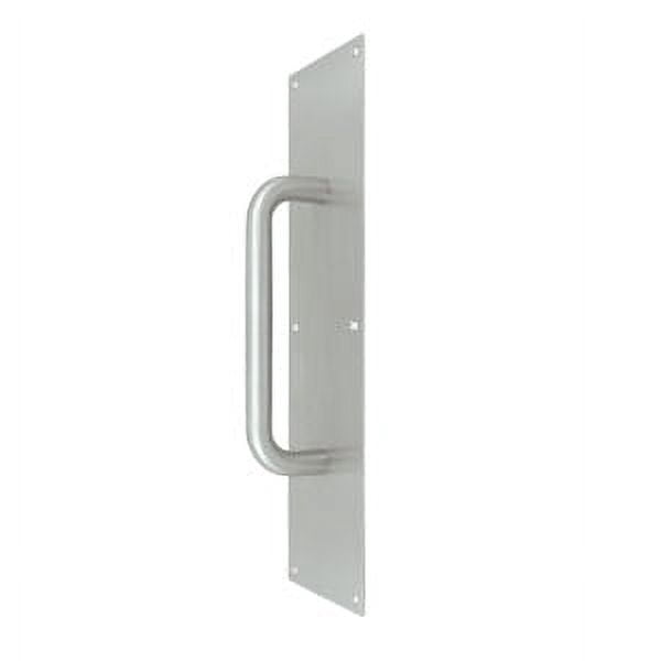 "Deltana Pull Plate with Handle 4"" x 16"" S/S, Satin Stainless Steel ...