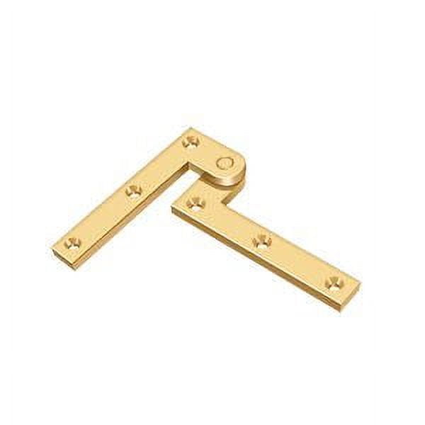 Deltana Ph35 3-7/8" X 5/8" X 1/4" Solid Brass Pivot Hinge Set - Brass - Walmart.com