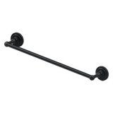 Deltana R2003 24" Solid Brass Towel Bar from the R Series, Paint Black ...