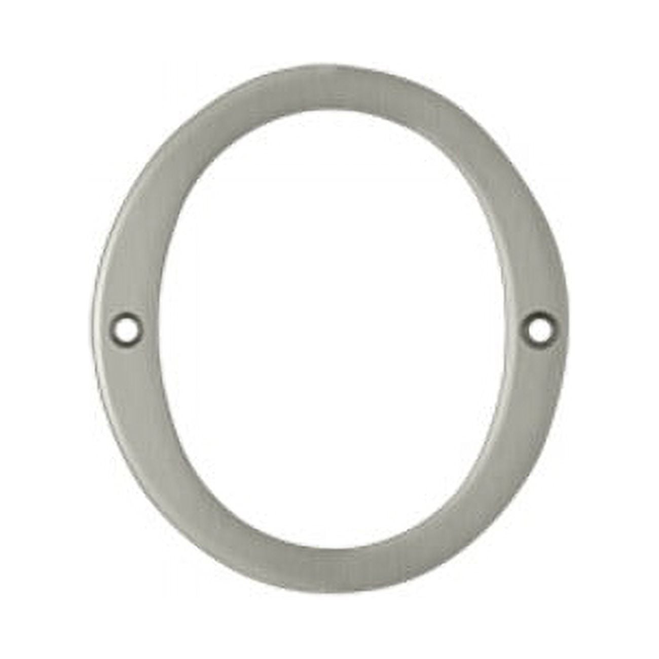 Deltana RN4-0U15 4" Numbers; Solid Brass; Satin Nickel Finish - Walmart ...