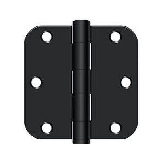 Deltana Radius Hinge,Heavy Duty Flat Black 3.5" S35R5HD1B - Walmart.com