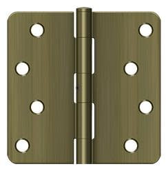 Deltana S44R4N5 - Steel Hinge 4 X 4 X 1/4 R NRP US5 - Walmart.com