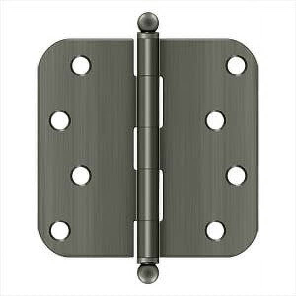 Deltana S44R515A-BT Steel 4-Inch x 4-Inch x 5/8-Inch Radius Hinge with ...