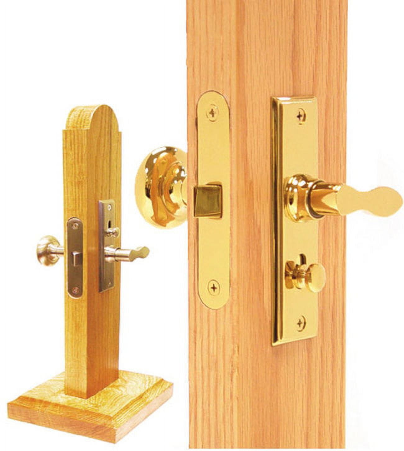 Deltana SDML334U3 Storm Door Latch; Square; Mortise Lock; Bright Brass ...