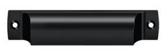 Deltana SHP40U19 Rectangular Shell Pull 4" in Paint Black - Walmart.com