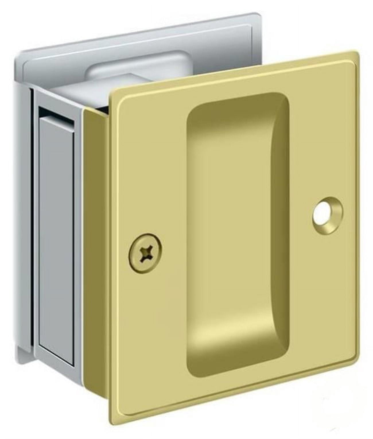 Deltana Sdp25 Solid Brass 2-1/2" X 2-3/4" Adjustable Pocket Door ...