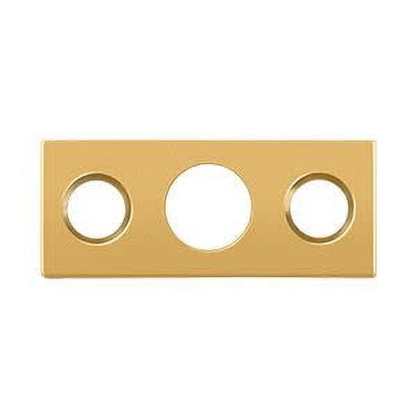 Deltana Strike Plate For 7 in. Flush Bolt, Solid Brass - Walmart ...
