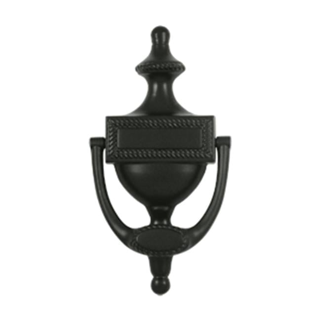Deltana Victorian Rope Door Knocker- Black - Solid - Walmart.com