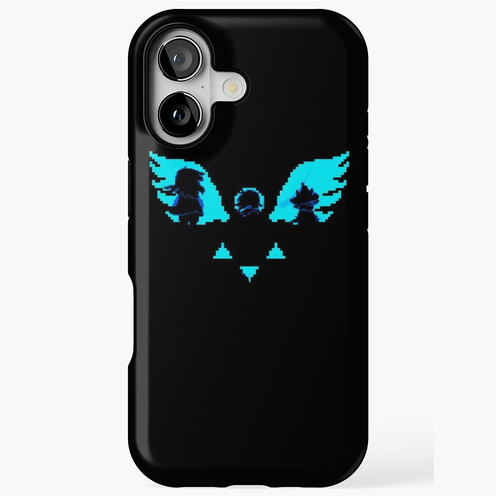 Deltarune 2 Retro Pixel Cartoon Meme Graphic Case for iPhone 17 16 15 ...