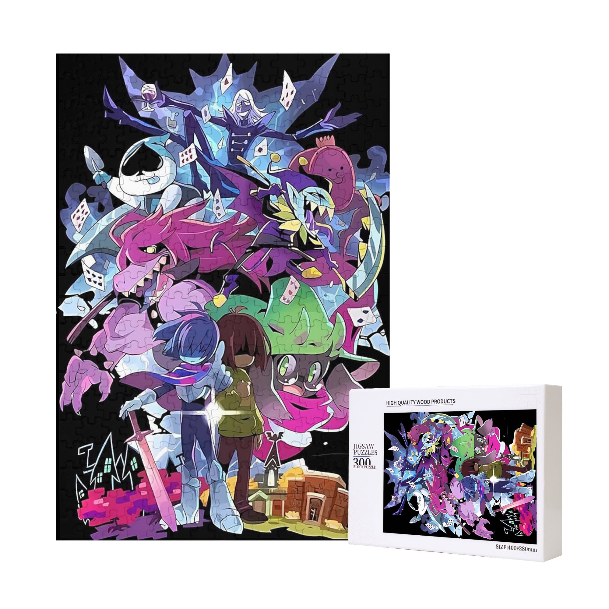 Deltarune 300 Piece Jigsaw Puzzle Picture Puzzle Glossy Sturdy Pieces ...
