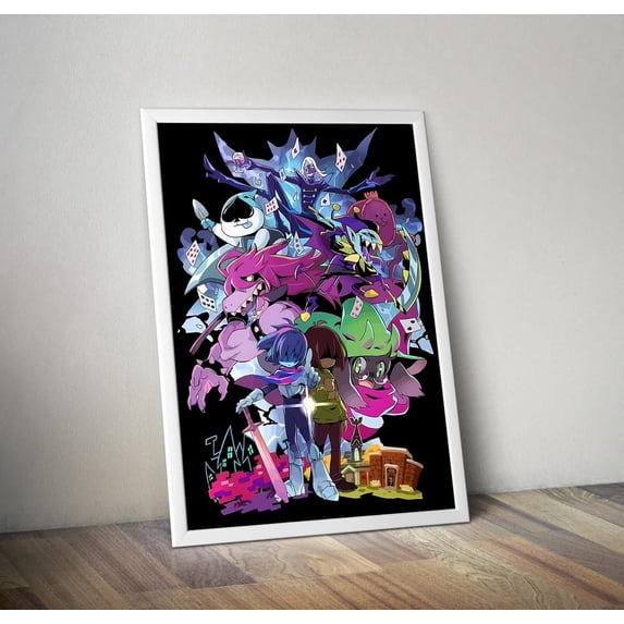 Deltarune Artwork Gaming Poster Gaming Artwork Gaming Decor Video Game ...