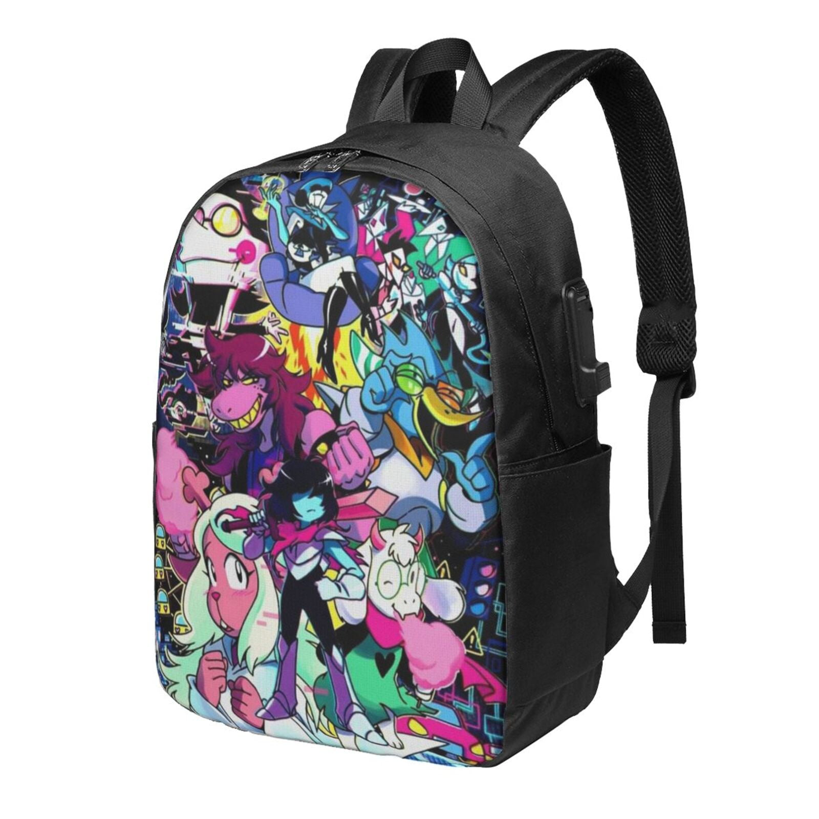 Deltarune Backpack With Usb Port Laptop Backpack Travel Hiking Bag ...
