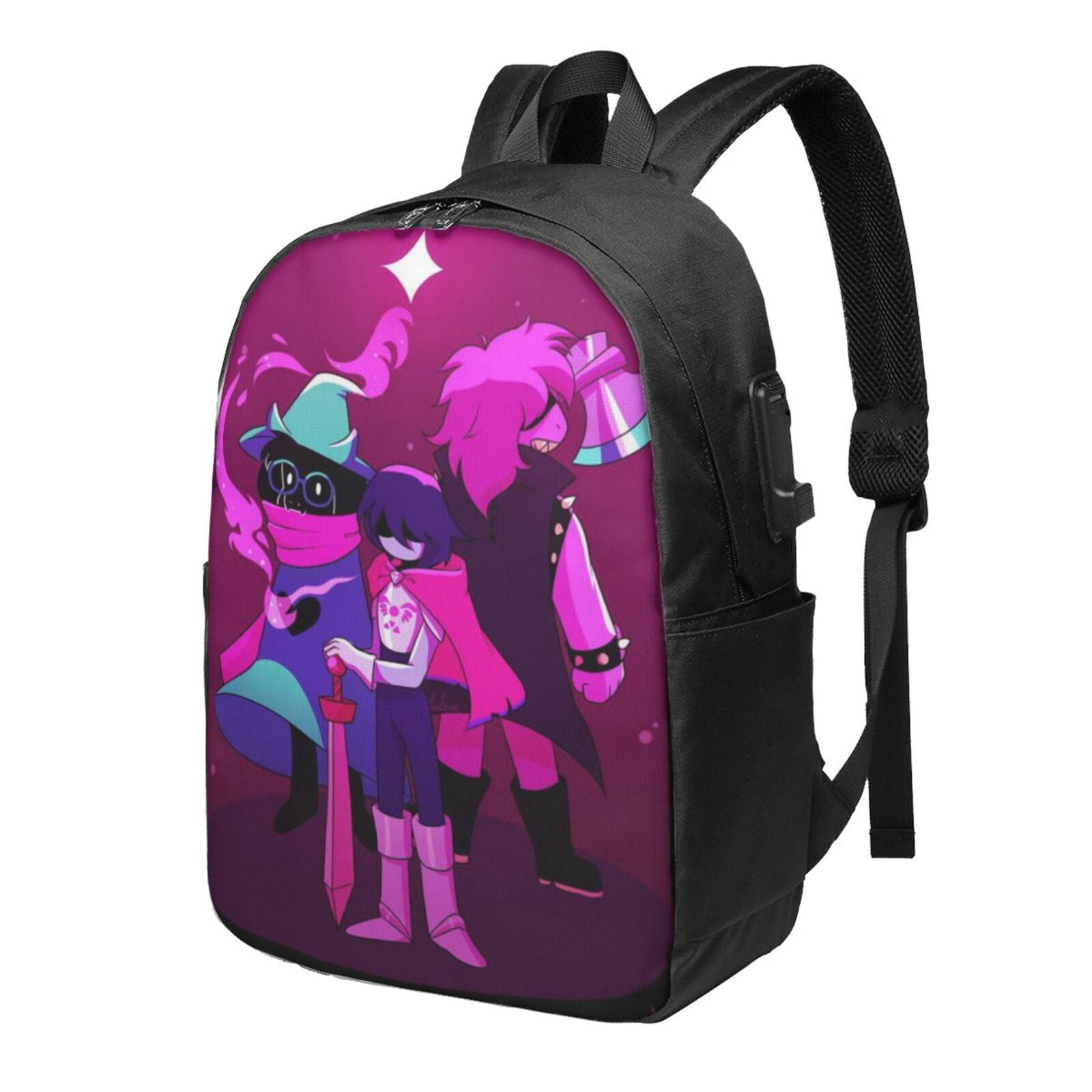 Deltarune Backpack With Usb Port Laptop Backpack Travel Hiking Bag ...