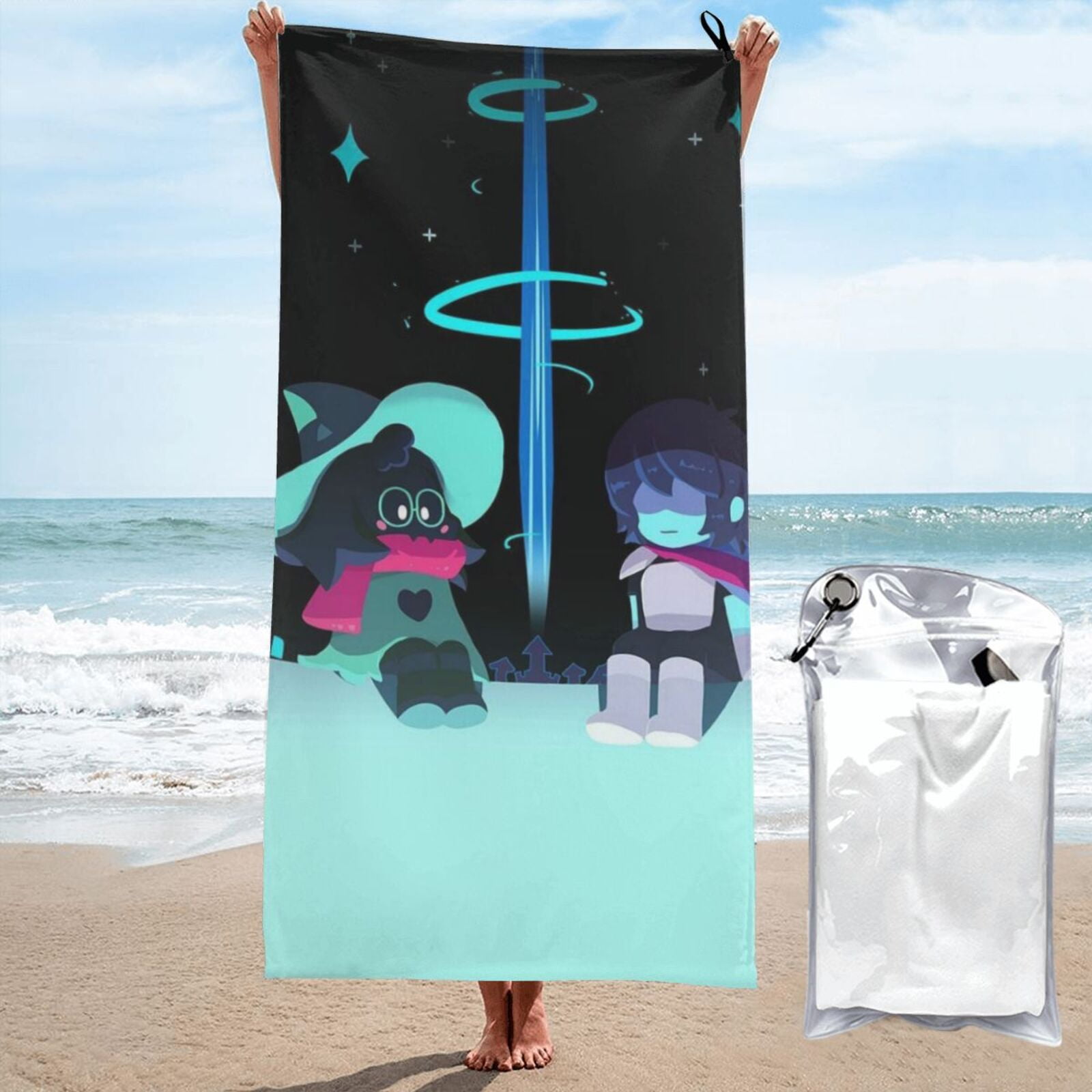 Deltarune Beach Towel Microfiber Beach Towels Sand Free Quick Dry ...