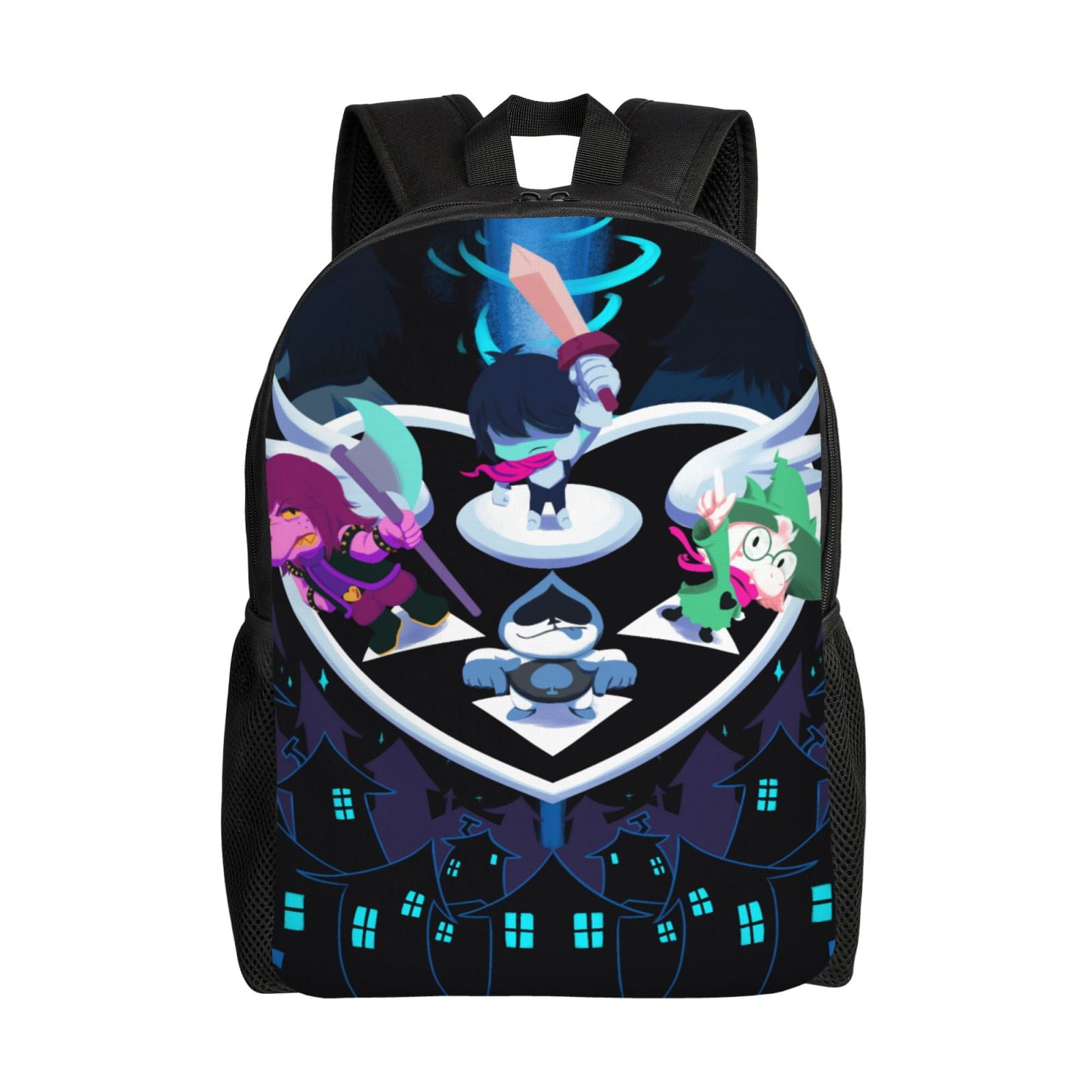 Deltarune Casual Daypack Rucksack Trendy Printed Backpack Knapsack ...