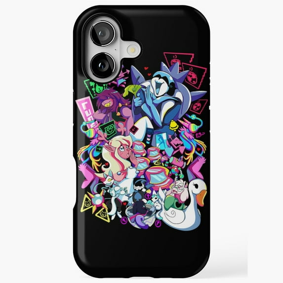 Deltarune Chapter Meme Retro Pixel Graphic Case for iPhone 11 to 17 Pro ...