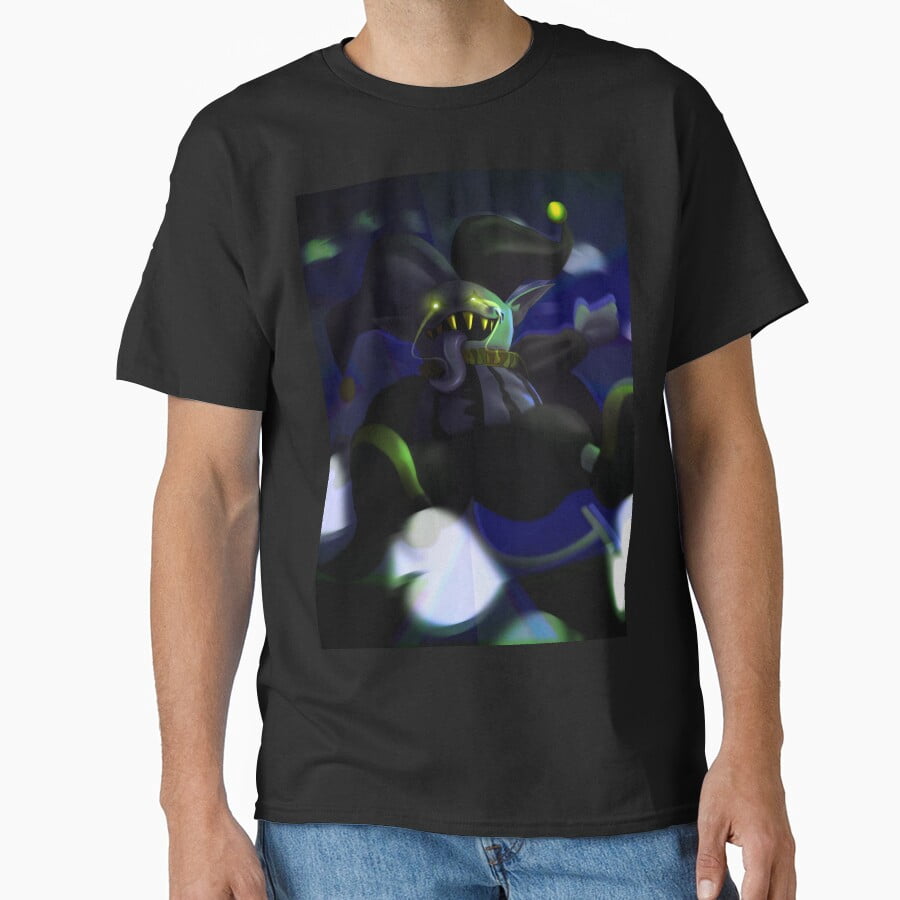 Deltarune Jevil World Revolving Indie Video Game Boss Meme Unisex T ...