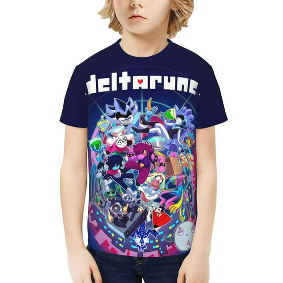 Deltarune Kids T-Shirt 3d Printed Graphic T-Shirts Boys And Girls Short ...