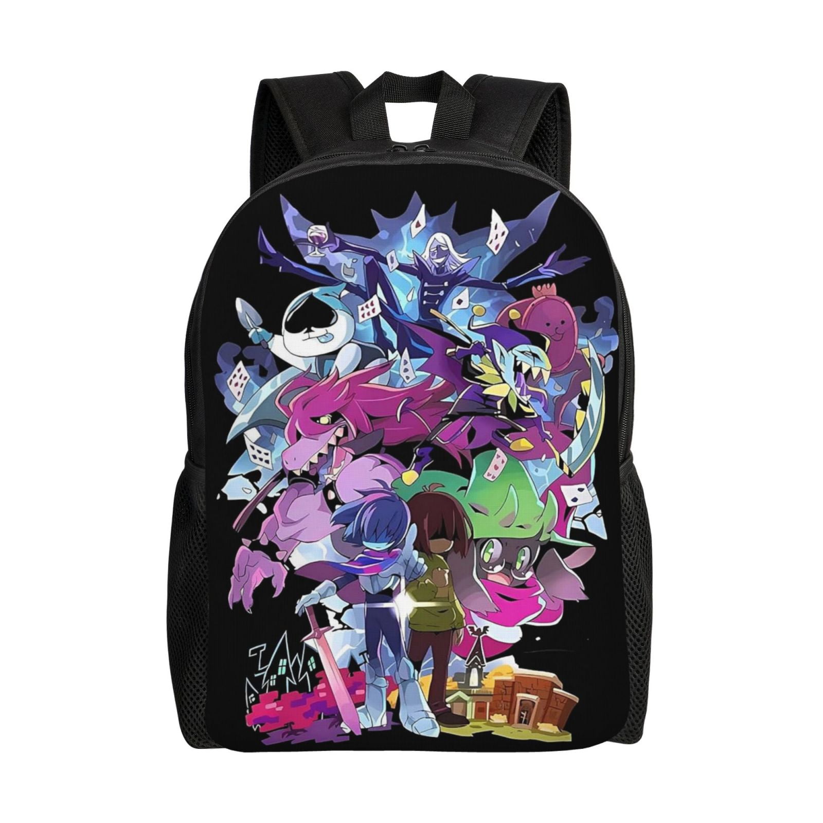 Deltarune Large Backpack Lightweight Laptop Bag Daypack Bookbag Travel ...