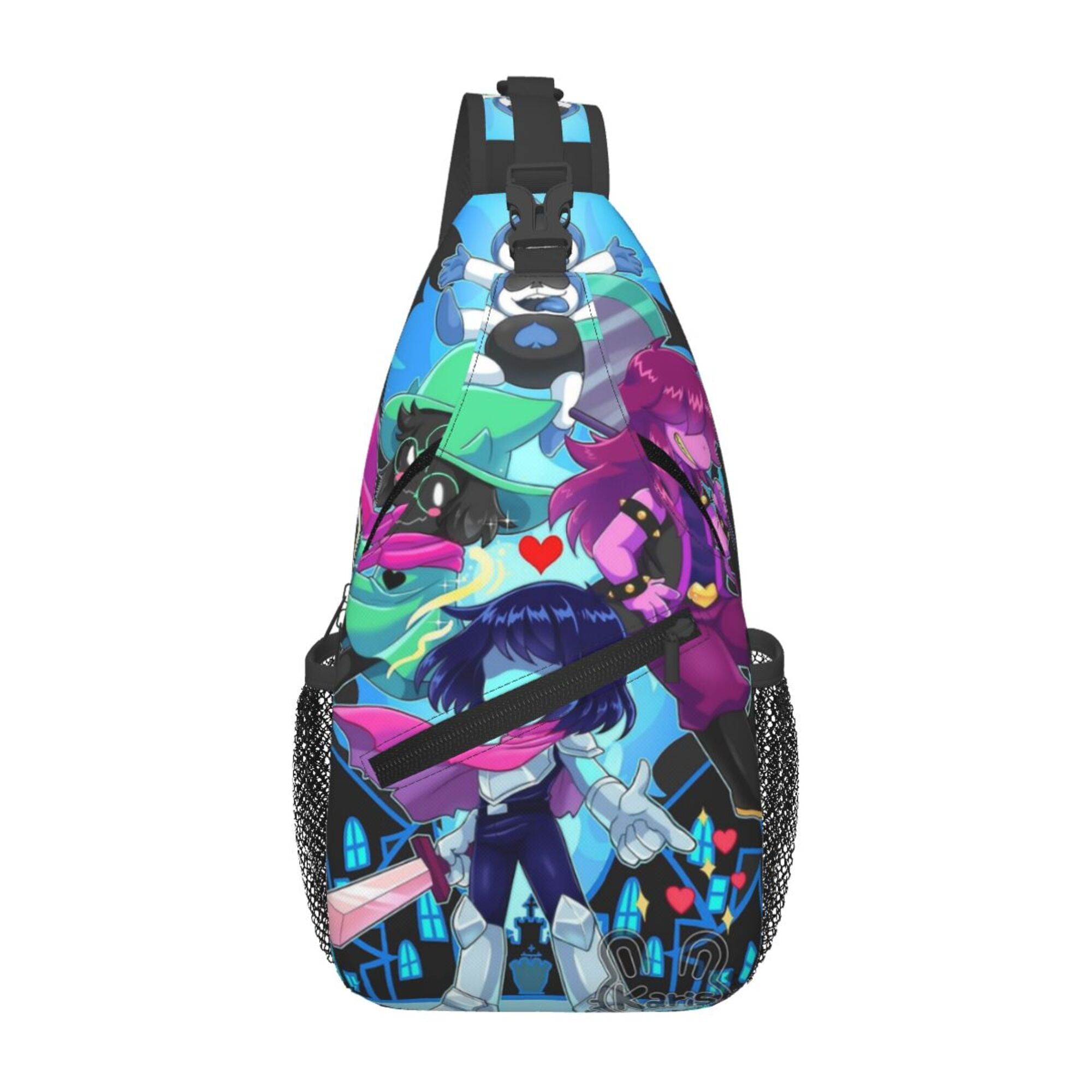 Deltarune Lightweight Cross Chest Bag Diagonally Sling Bag Crossbody ...