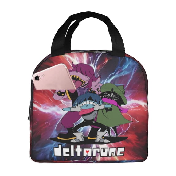 Deltarune Lunch Bag Tote Bag Insulated Lunch Box Picnic Beach Fishing ...