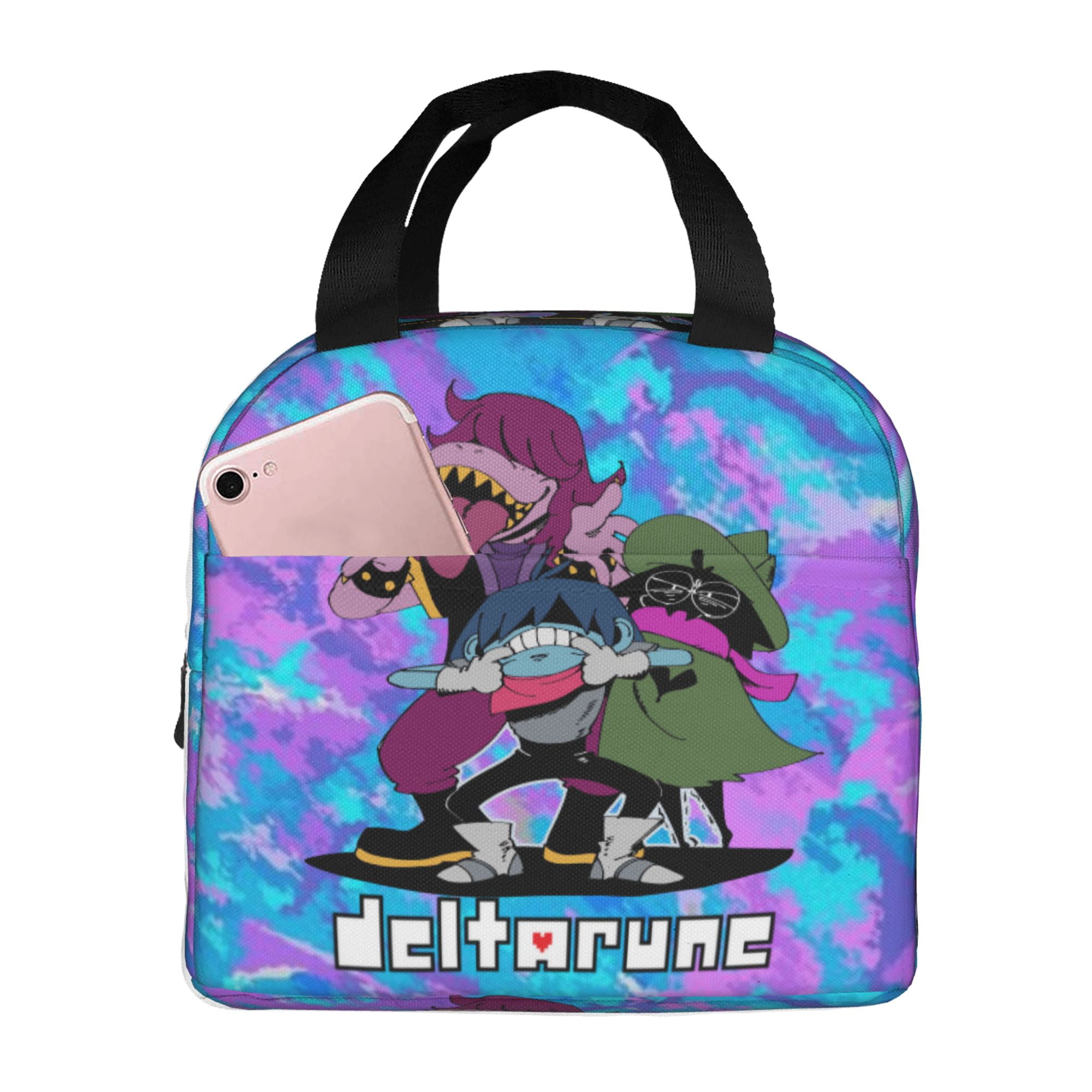 Deltarune Lunch Bag Tote Bag Insulated Lunch Box Picnic Beach Fishing ...