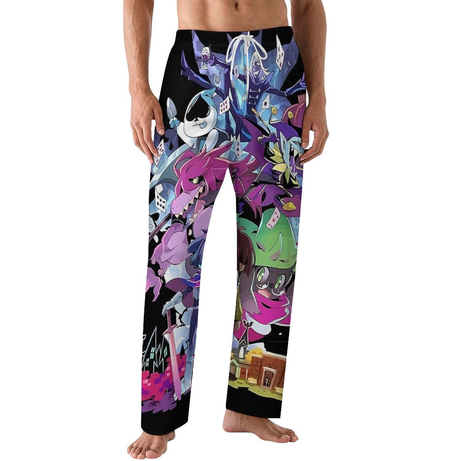 Deltarune Men's Pajamas Long Pants Home Pjs Sleepwear Pant Pajama ...