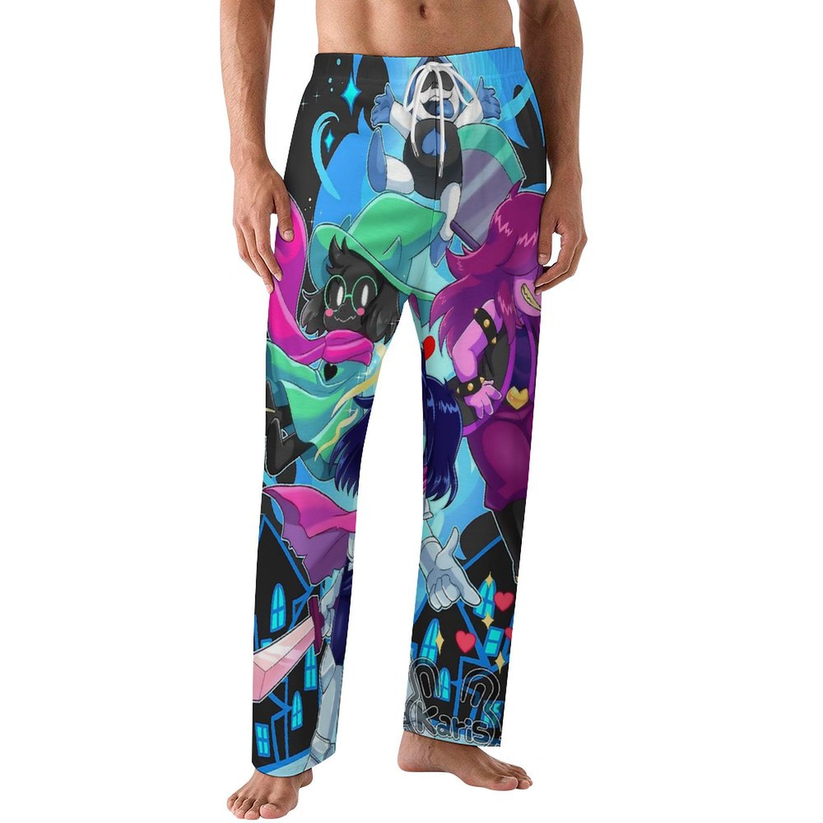 Deltarune Men's Pajamas Long Pants Home Pjs Sleepwear Pant Pajama ...