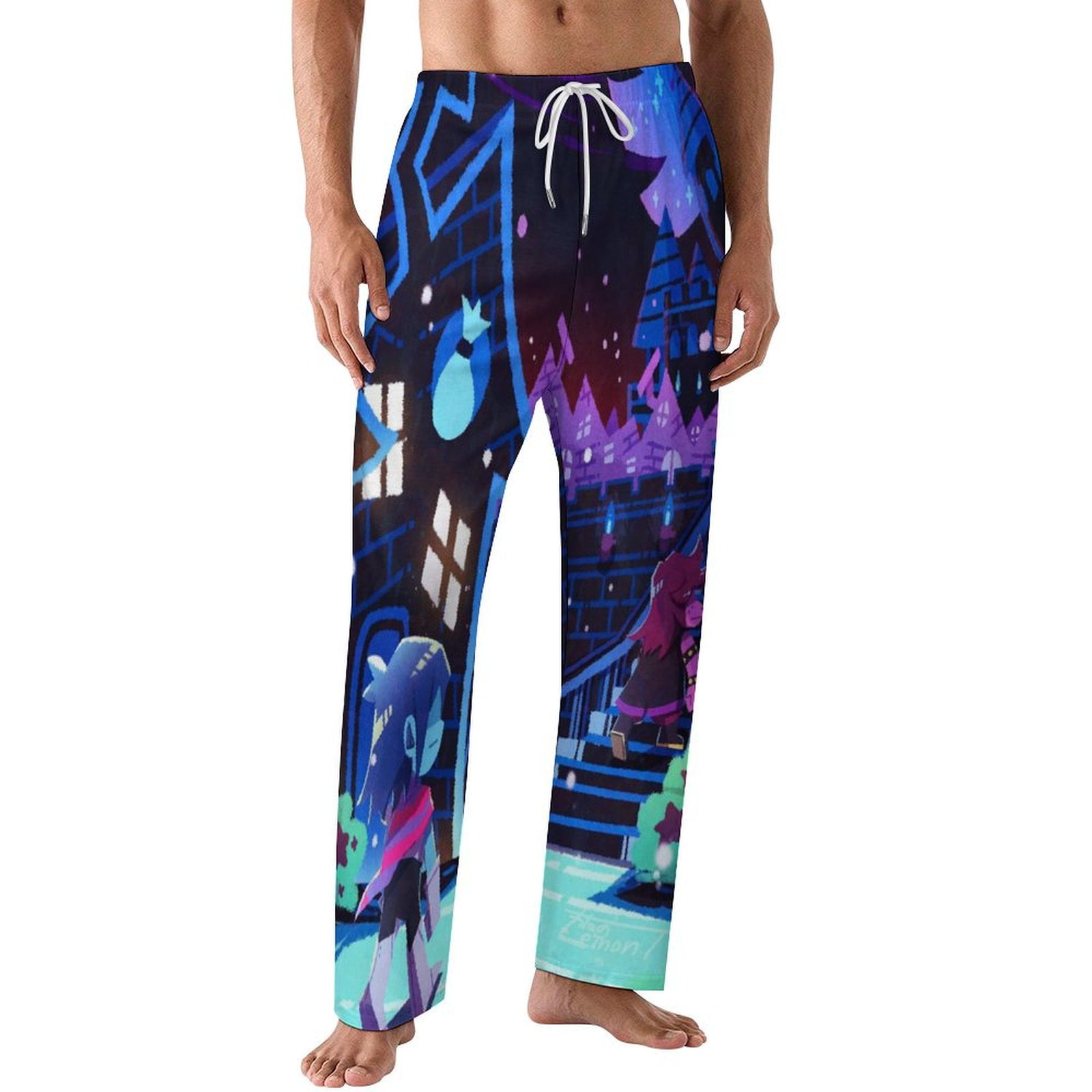 Deltarune Men's Pajamas Long Pants Home Pjs Sleepwear Pant Pajama ...