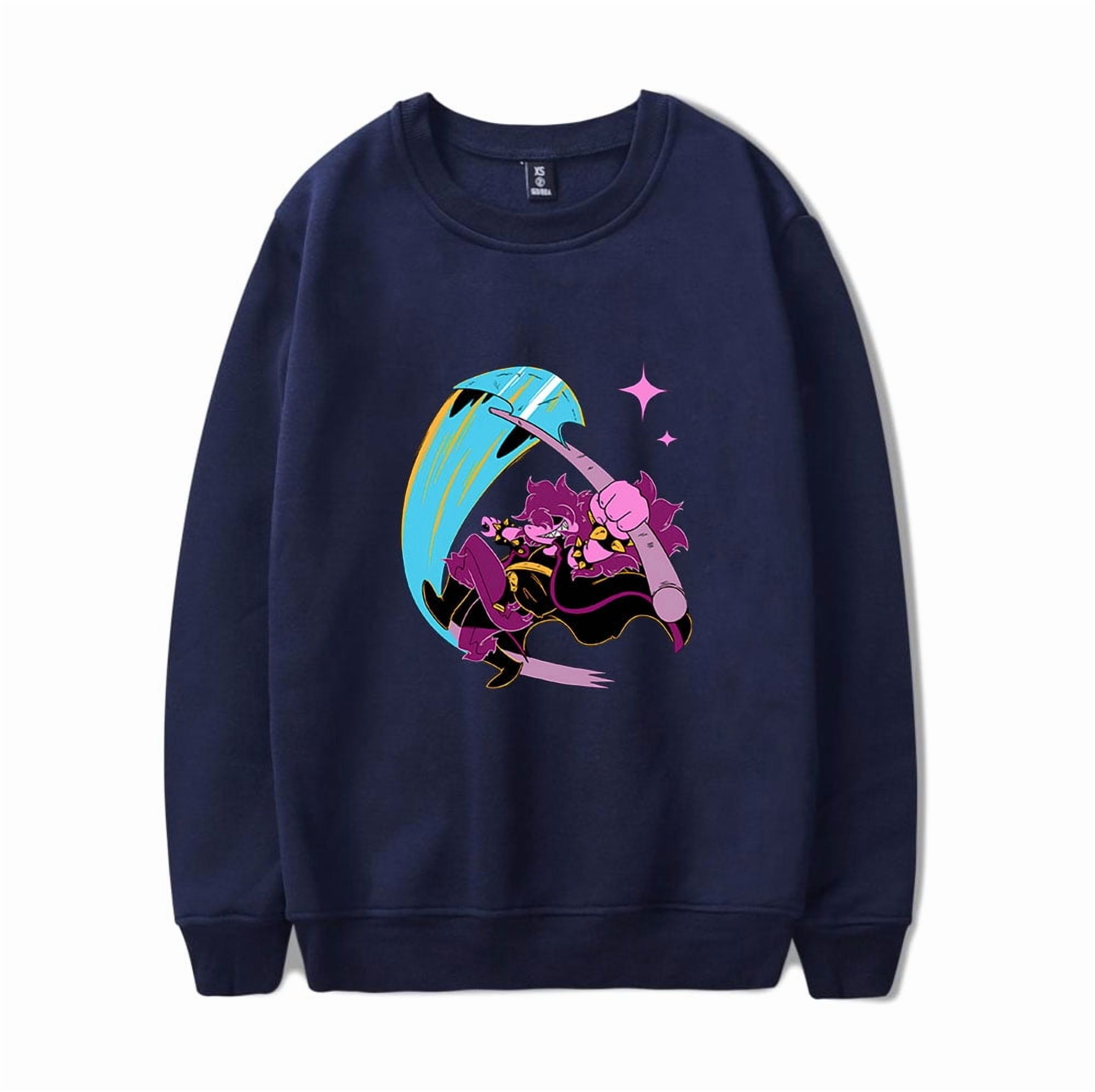 Deltarune Merch Rudebuster Crewneck Sweatshirt Merch Casual Sweatshirt ...