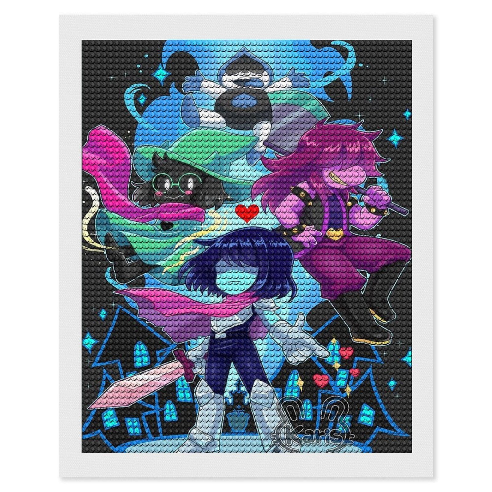 Deltarune Picture Paintings Canvas Diamond Art Prints Wall Hang ...