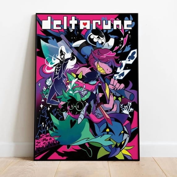 Deltarune Poster | Kris Dreemurr Wall Decor, Video Game Poster, Poster ...