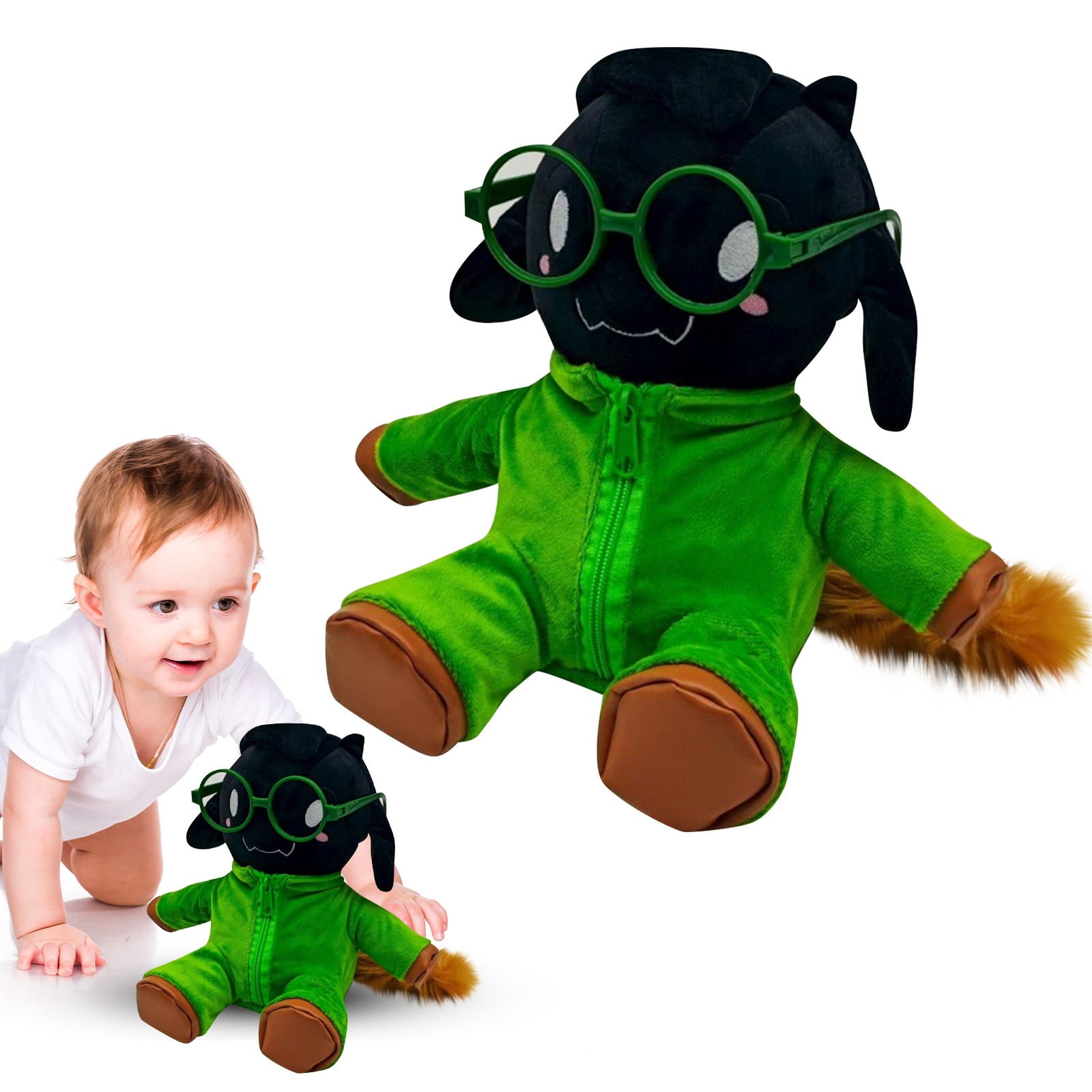 Deltarune Ralsei Plush Toy, 9.8 inch Anime Plush Toy,Green Goat ...