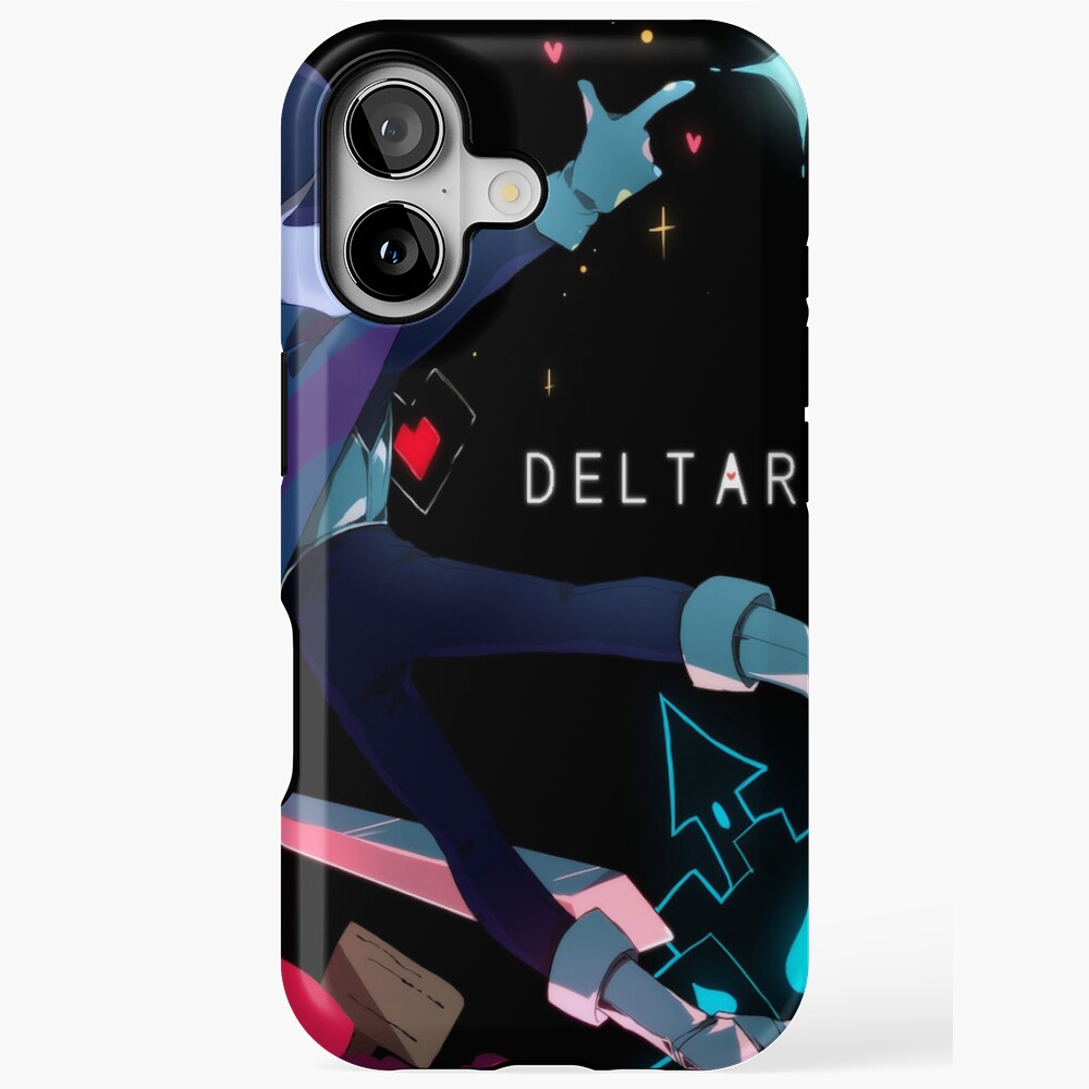 Deltarune Retro Pixel Cartoon Meme Emblem Graphic Case for iPhone 11 12 ...