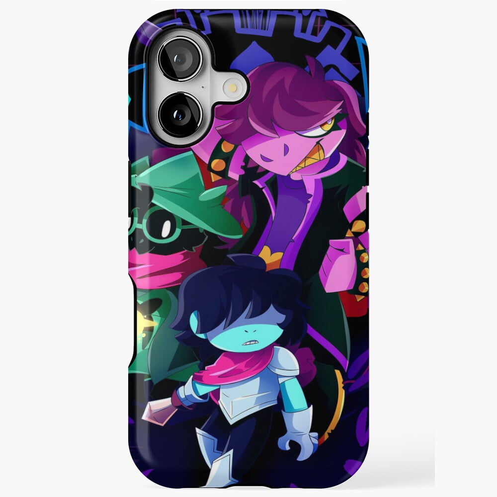 Deltarune Retro Pixel Cartoon Meme Emblem Graphic Case for iPhone 17 16 ...