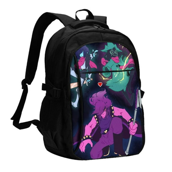 Deltarune Shoulder Bag Multifunctional Usb Travel Laptop Backpack Anti ...