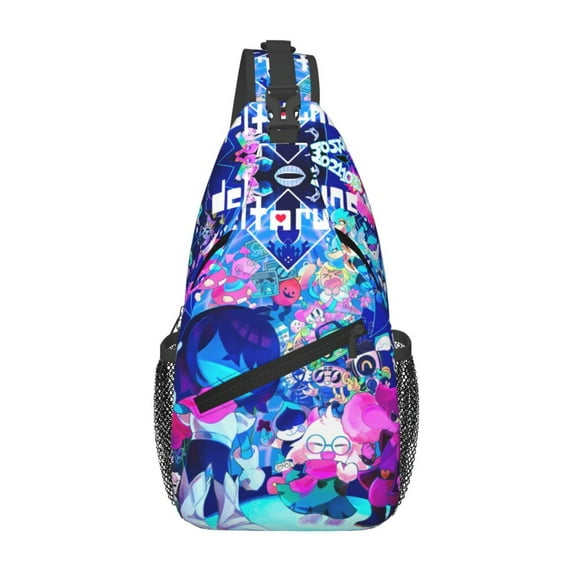 Deltarune Sling Bag Crossbody Sling Backpack Chest Bag Daypack Purses ...
