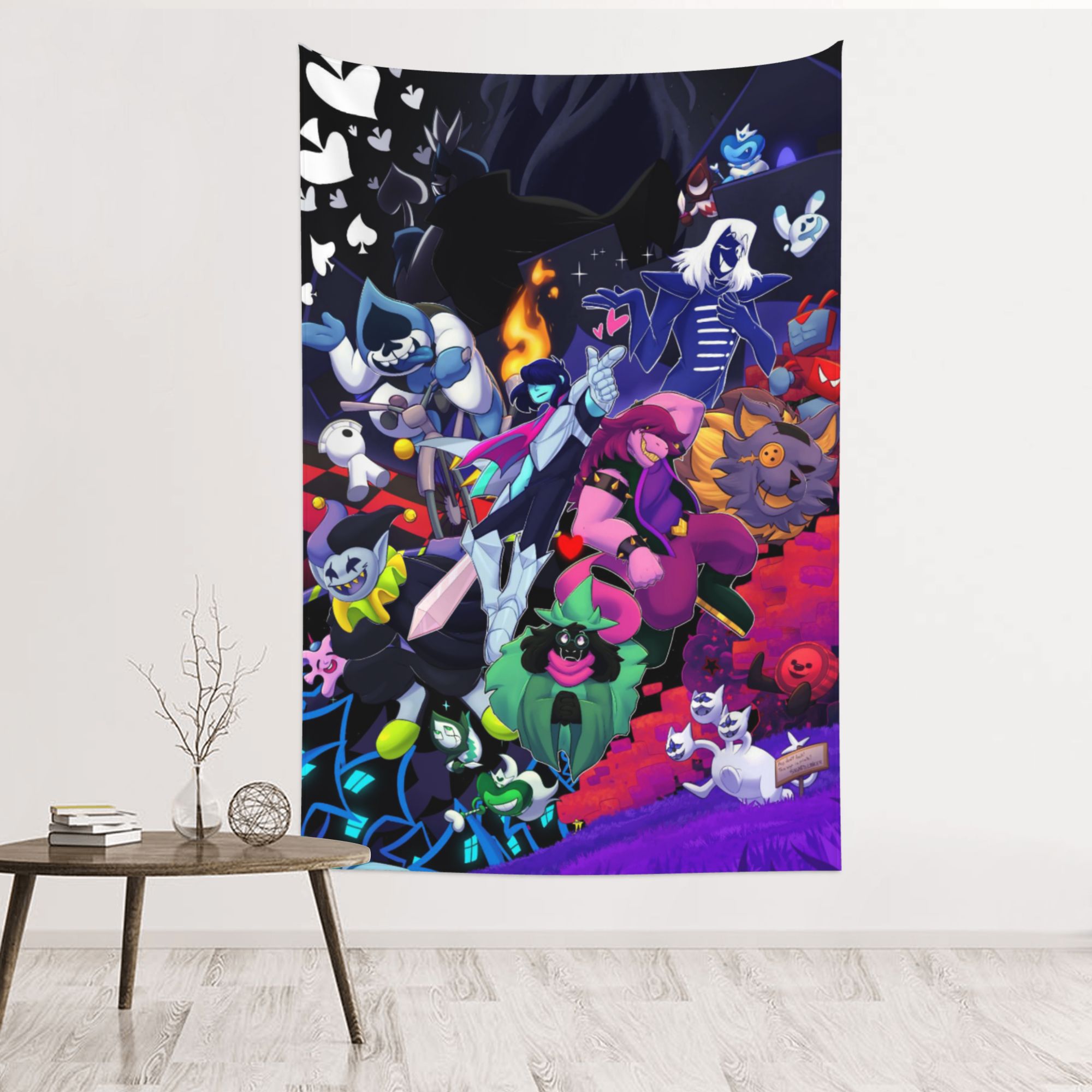 Deltarune Tapestry Banner 60 X 40 inch Decor Art Tablecloth Wall ...