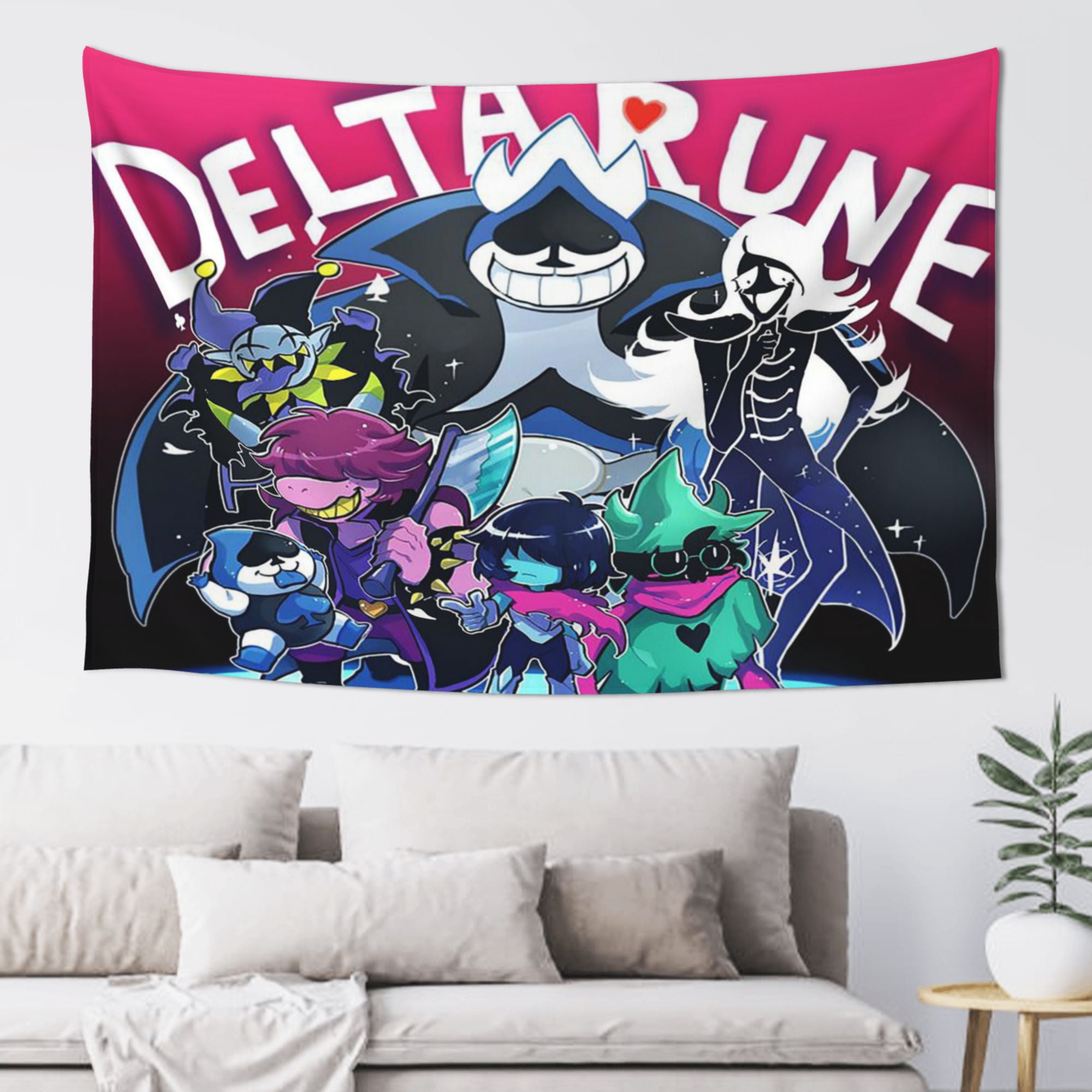 Deltarune Tapestry Banner 60 X 40 inch Decor Art Tablecloth Wall ...
