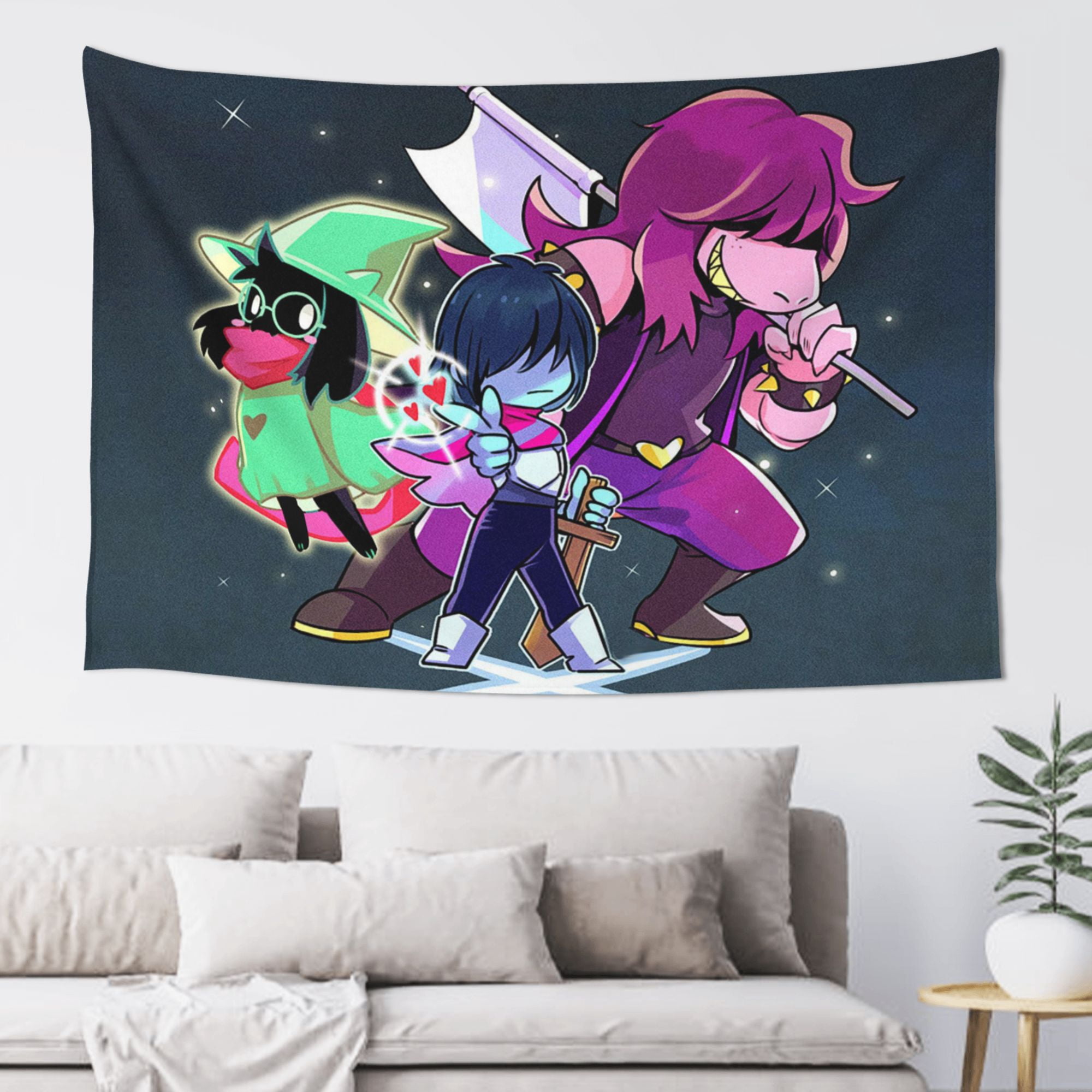 Deltarune Tapestry Banner 60 X 40 inch Decor Art Tablecloth Wall ...