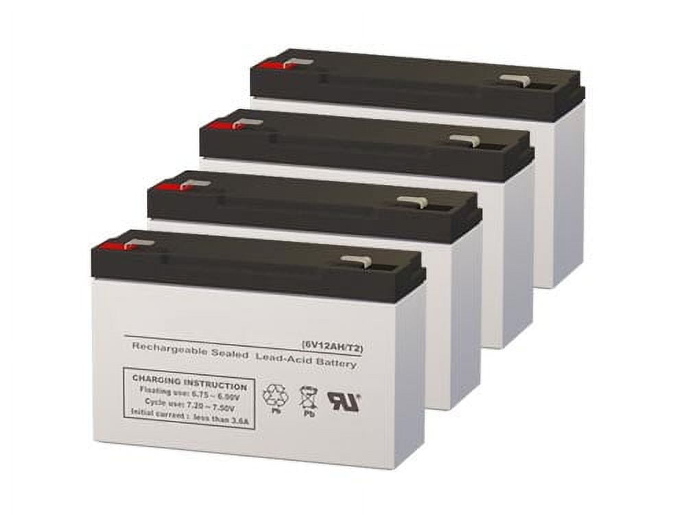 Deltec PRC1000 UPS 6V Battery Set (Replacement) - Walmart.com