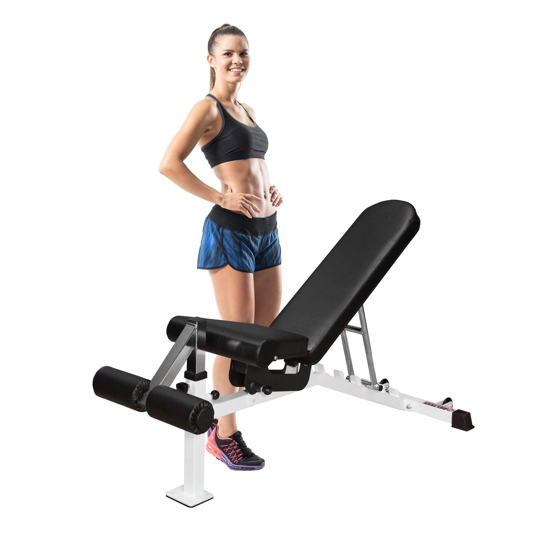 Deltech Fitness Flat/Incline/Decline Bench (DF9600) - Walmart.com