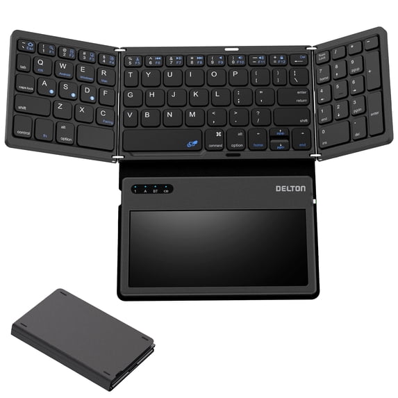 Delton F92 Computer Wireless Keyboard with Large Touch Pad, Portable ...