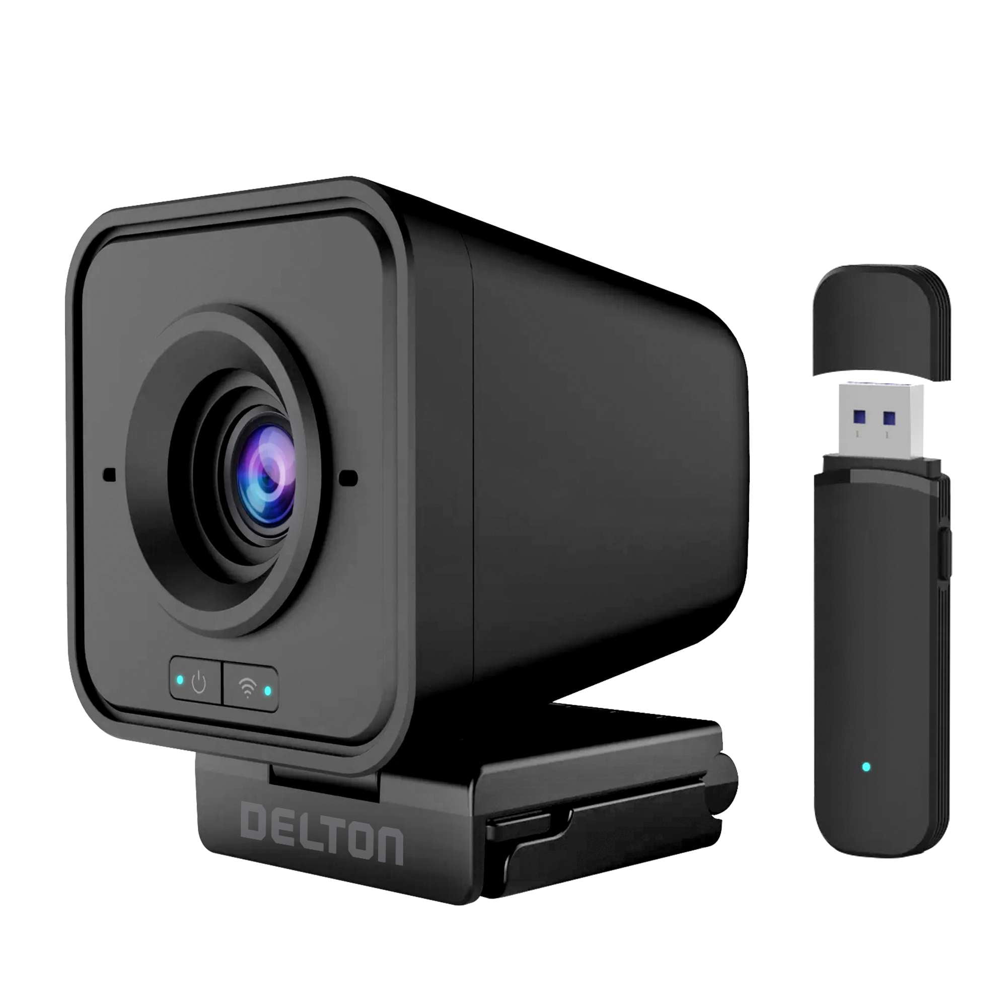Delton C50 Webcam for PC, Ultra 1080p Webcam with Microphone, AI Face ...