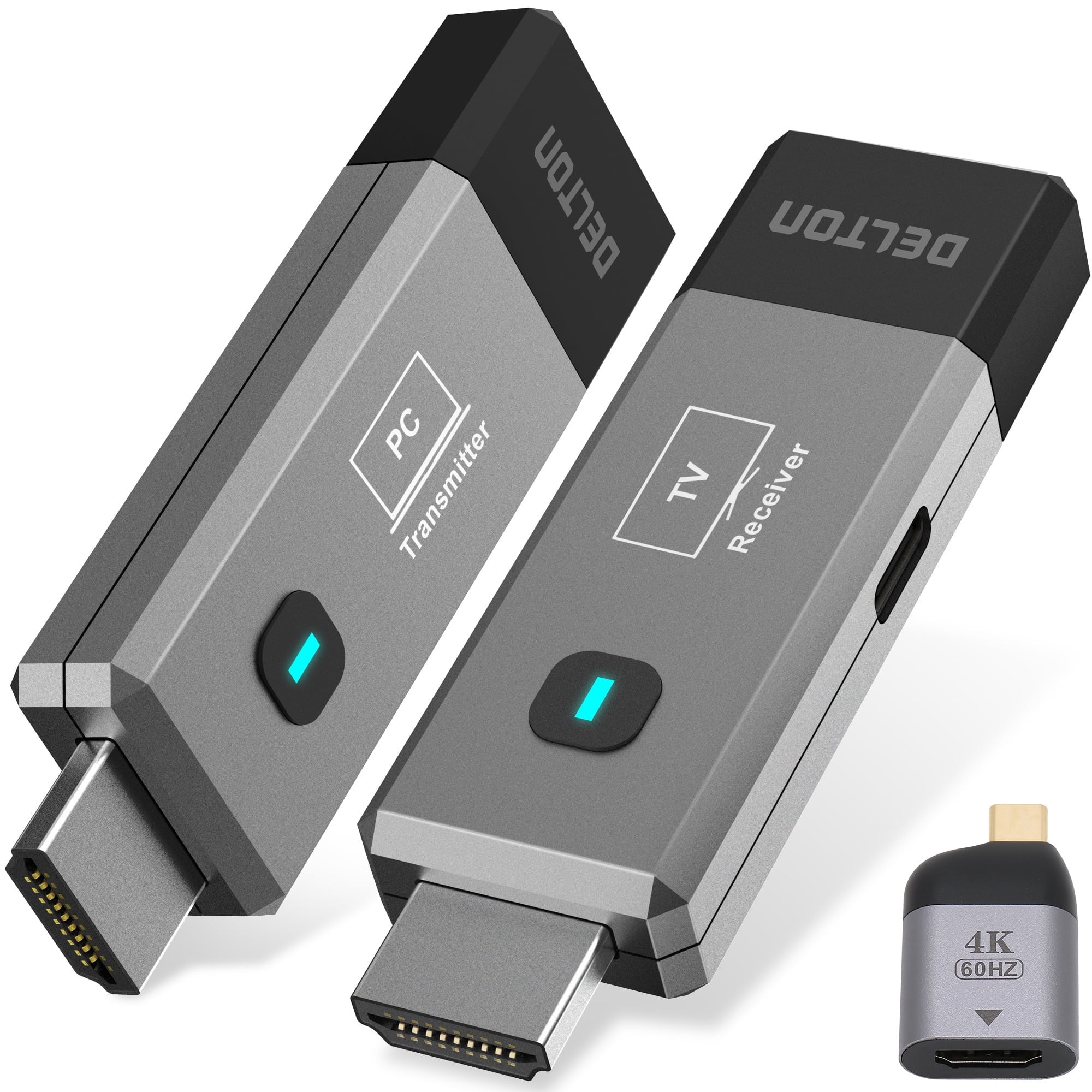 Delton MI2 Wireless HDMI Transmitter and Receiver, Plug and Use HDMI ...