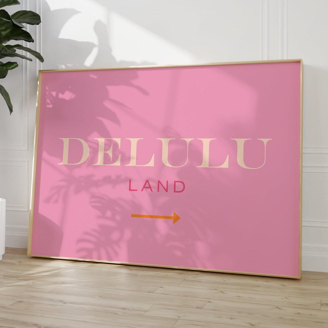 Delulu Land Print, College Apartment Decor, Retro Y2K Dorm Room Posters ...