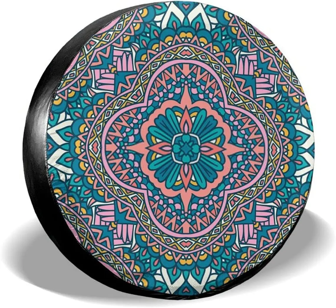 Delumie Funny Spare tire Cover Purple Mandala Spare Tire Cover ...