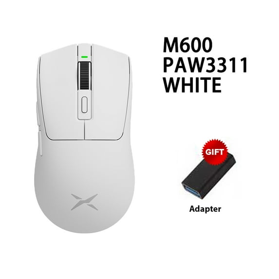 Delux M600 Series Wireless Gaming Mouse 52g Lightweight 2.4G Dual Mode ...