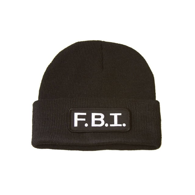 Delux Military 3D Embroidery Law Enforcement CUFF Beanie FBI Tab Patch ...