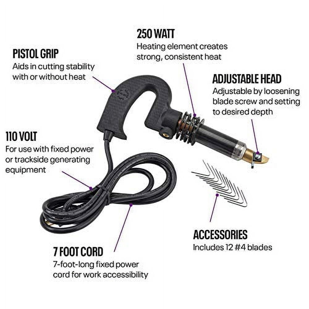 Deluxe 110 Volt/250 Watt Tire Grooving Iron Tool - Walmart.com